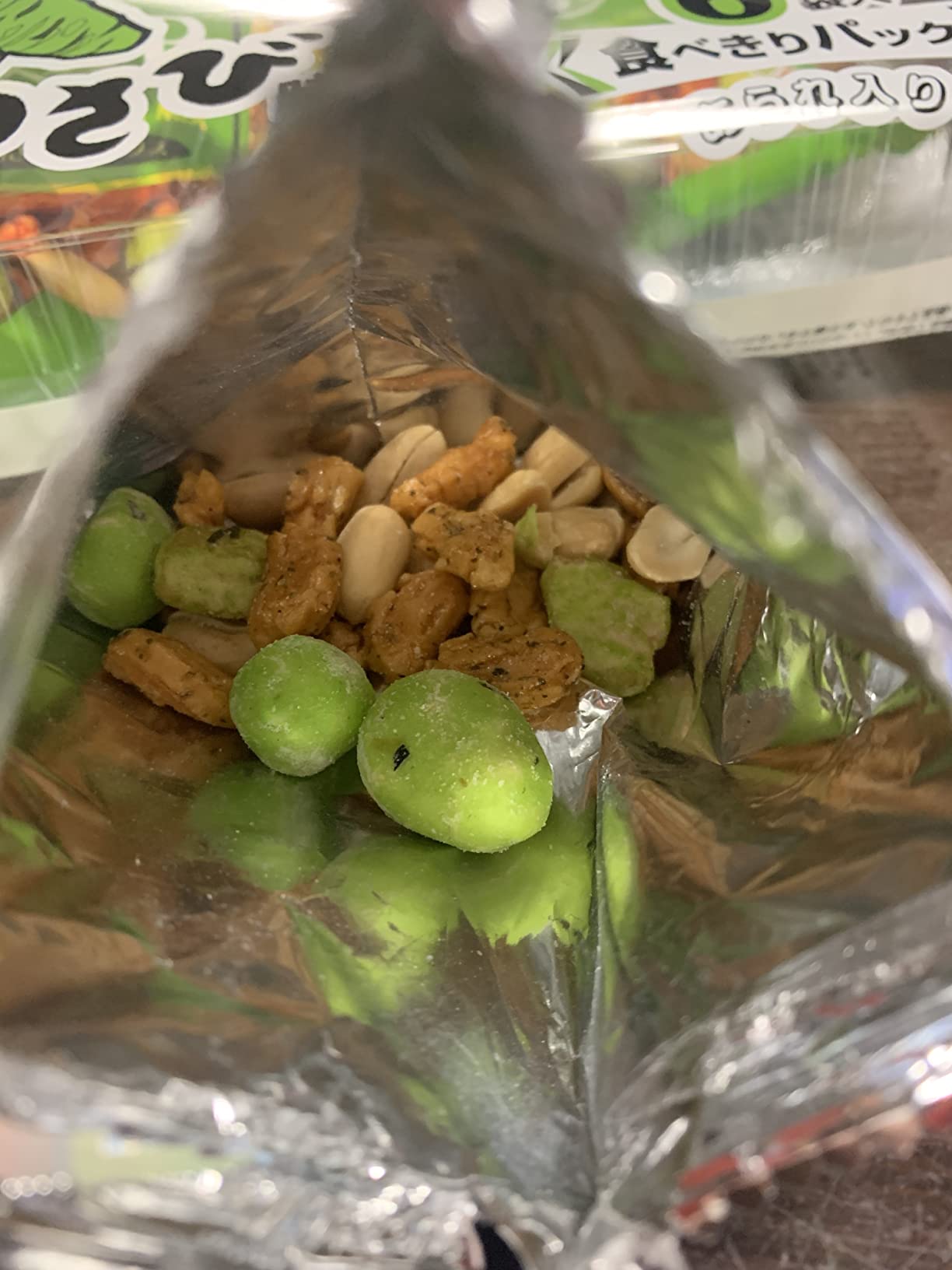 Amazon | QBB(キュービービー) わさび豆ミックス 6P×4袋 | QBB(キュービービー) | おつまみ・珍味 通販