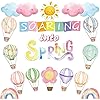 Amazon.com: 60 PCS Sun Cutouts, 10 Designs Bulletin Board Decoration ...