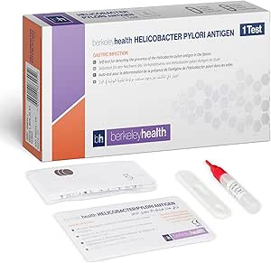 Berkeley Health Stomach Ulcer Self Test Kit - Detect Antigen H. Pylori ...