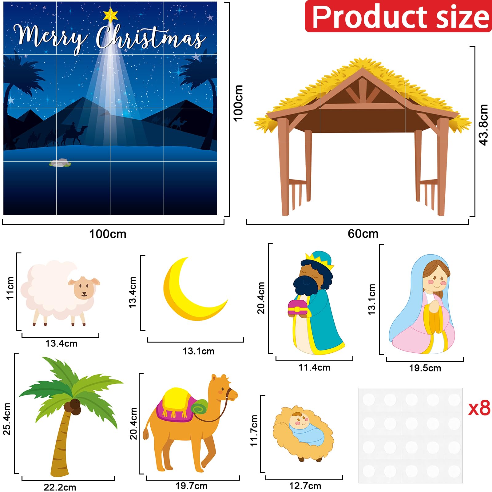 Snapklik.com : Christmas Bulletin Board Decorations Nativity Bulletin ...
