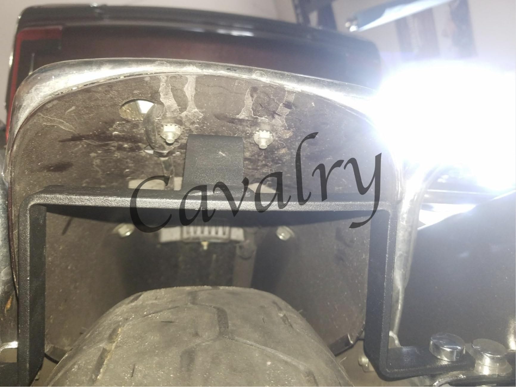 Snapklik.com : Saddlebag To Fender Support Bracket For 1980-2008 Harley ...
