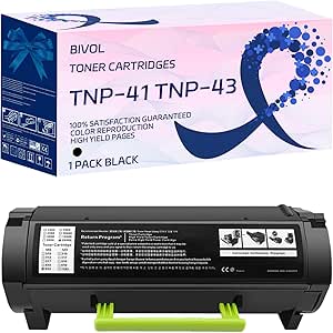 Amazon.com: TNP-41 TNP-43 Toner Cartridges Compatible for Konica ...