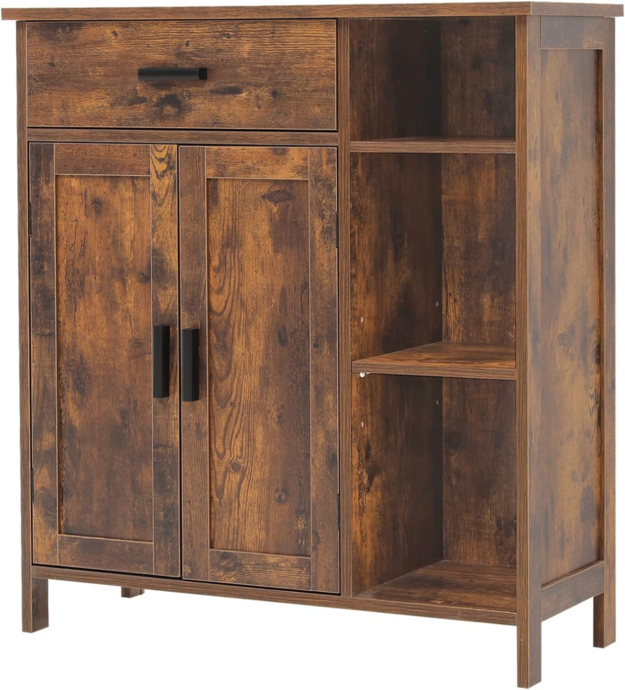 Amazon.com: WEENFON Buffet Cabinet Set, Coffee Bar Cabinet, Floor ...