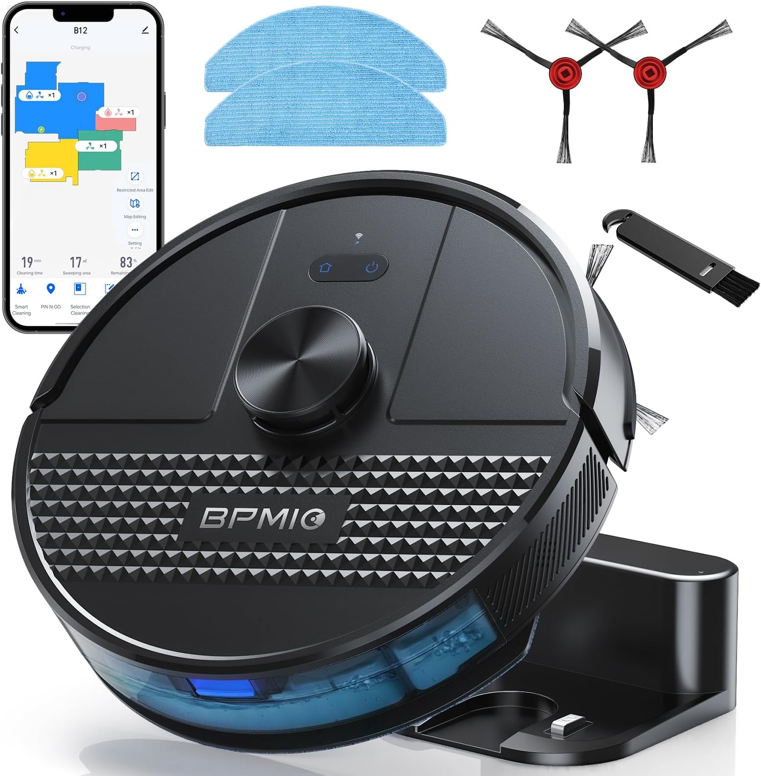 Amazon.com - YONNDER R1 Robot Vacuum Cleaner - 3200Pa Powerful Suction ...