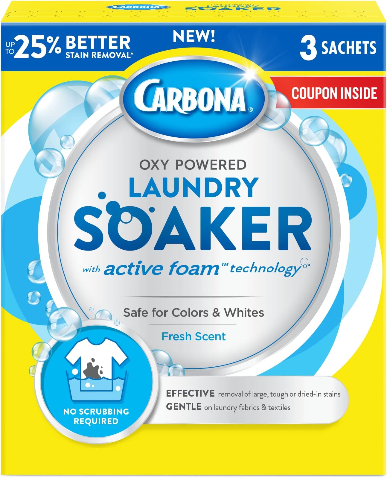 Amazon.com: Carbona® Oxy Powered Laundry Soaker with Active Foam ...