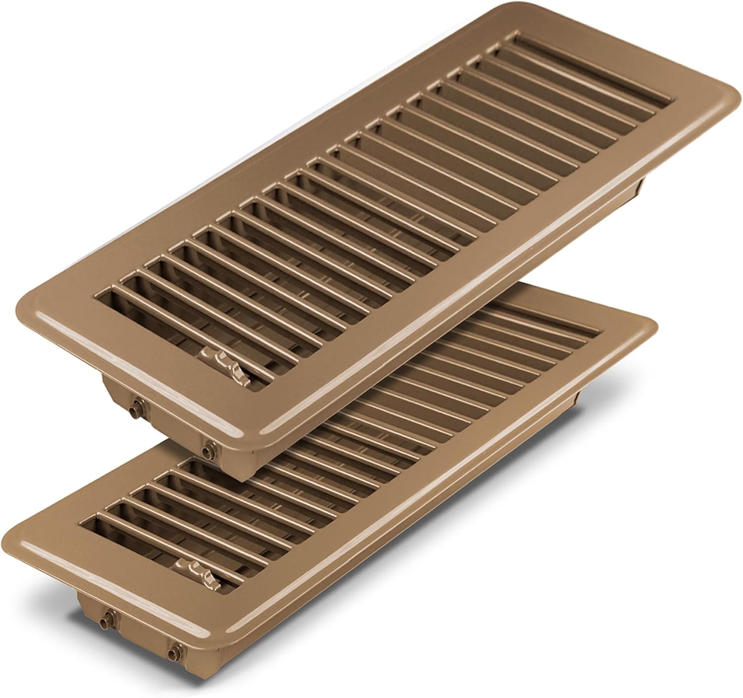 Floor Register 2x12 Inch Brown, Floor Vent Covers for Home Floor ...