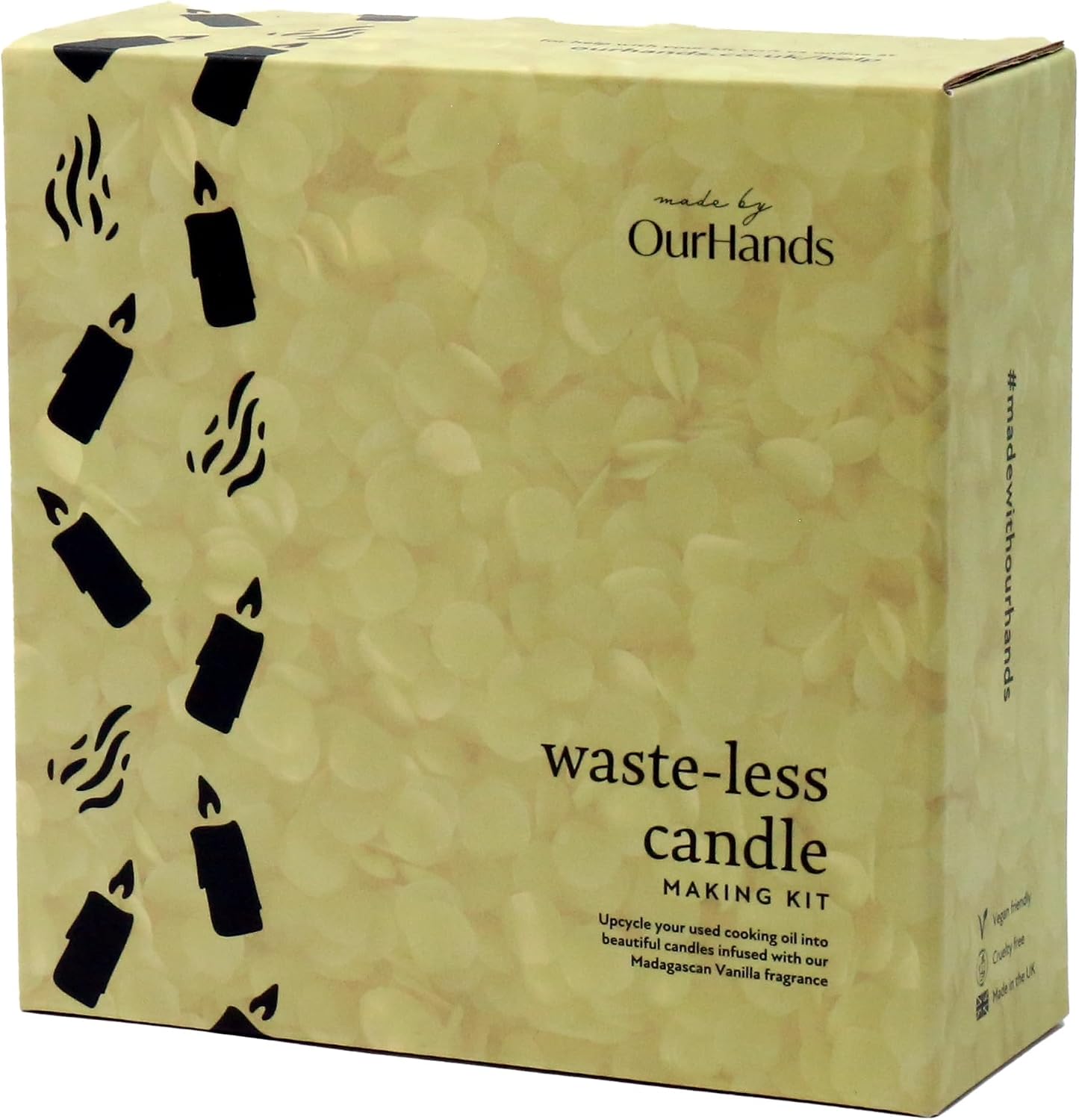 Amazon.com: OurHands Waste-Less Candle Making Kit DIY Kit to Upcycle ...