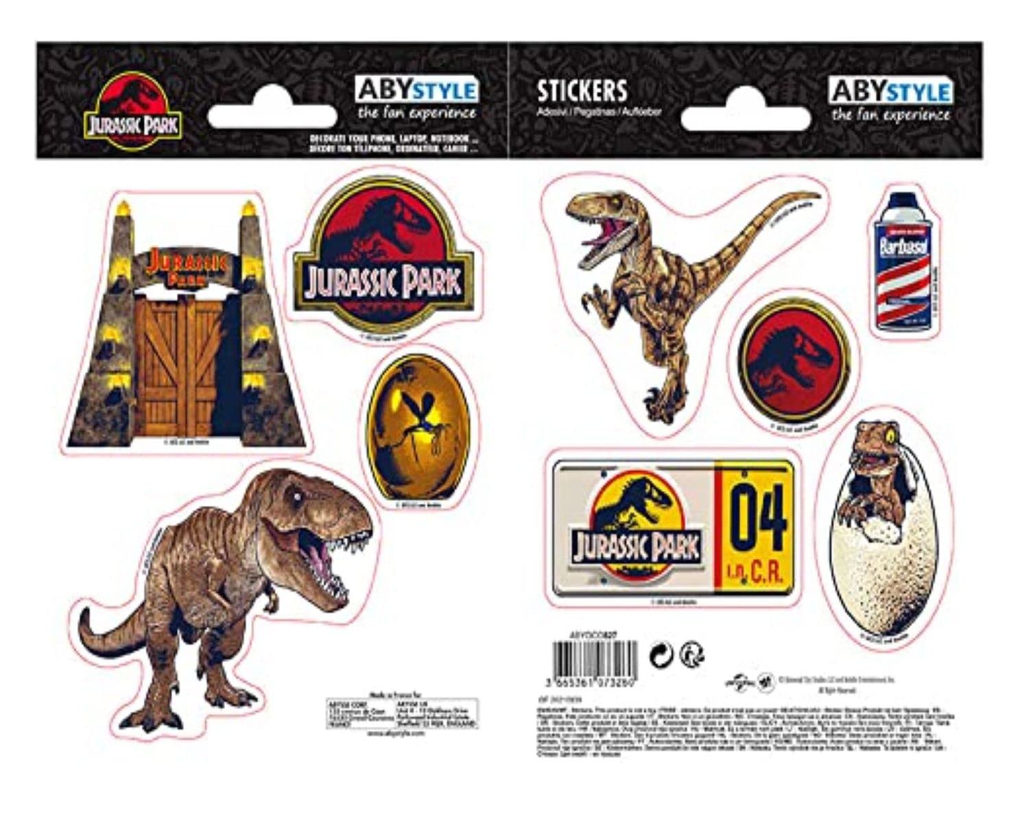 Jurassic World Stickers Jurassic World: Dominion Stickers