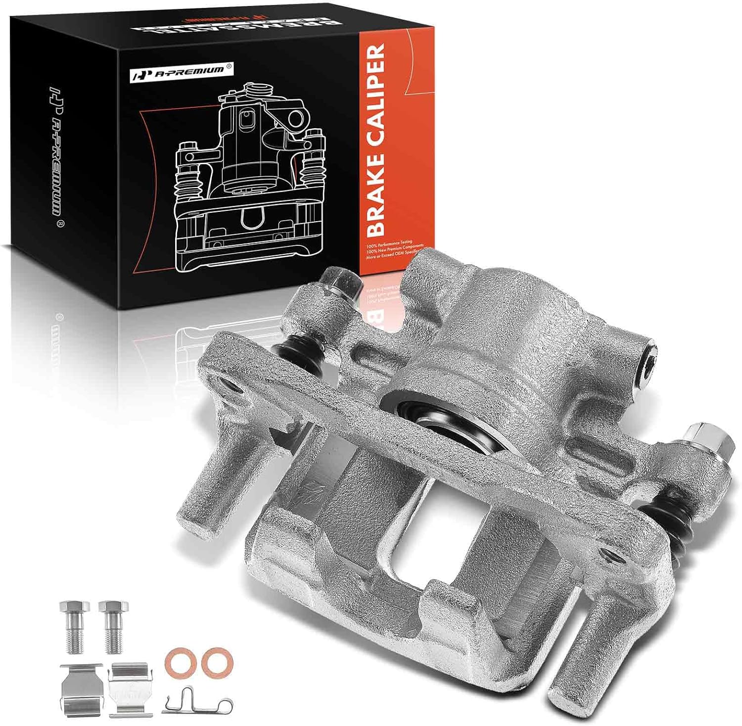 A-Premium Disc Brake Caliper Assembly with Bracket Compatible with ...