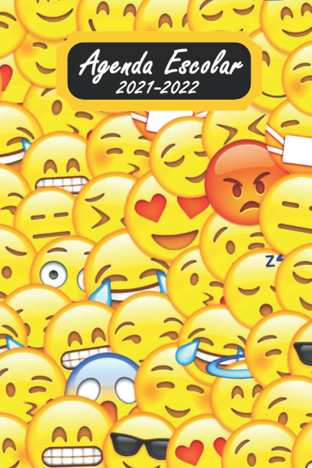 Buy Agenda escolar 2021-2022 Emoji: Agenda 2021-2022 Semana Vista ...