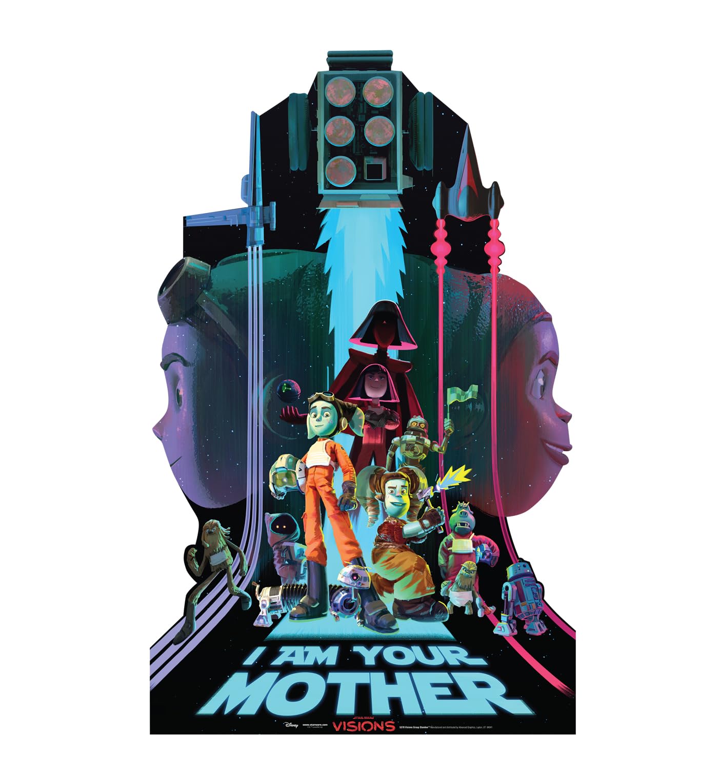 Amazon.com: Cardboard People Visions Group Standee Life Size Cardboard ...