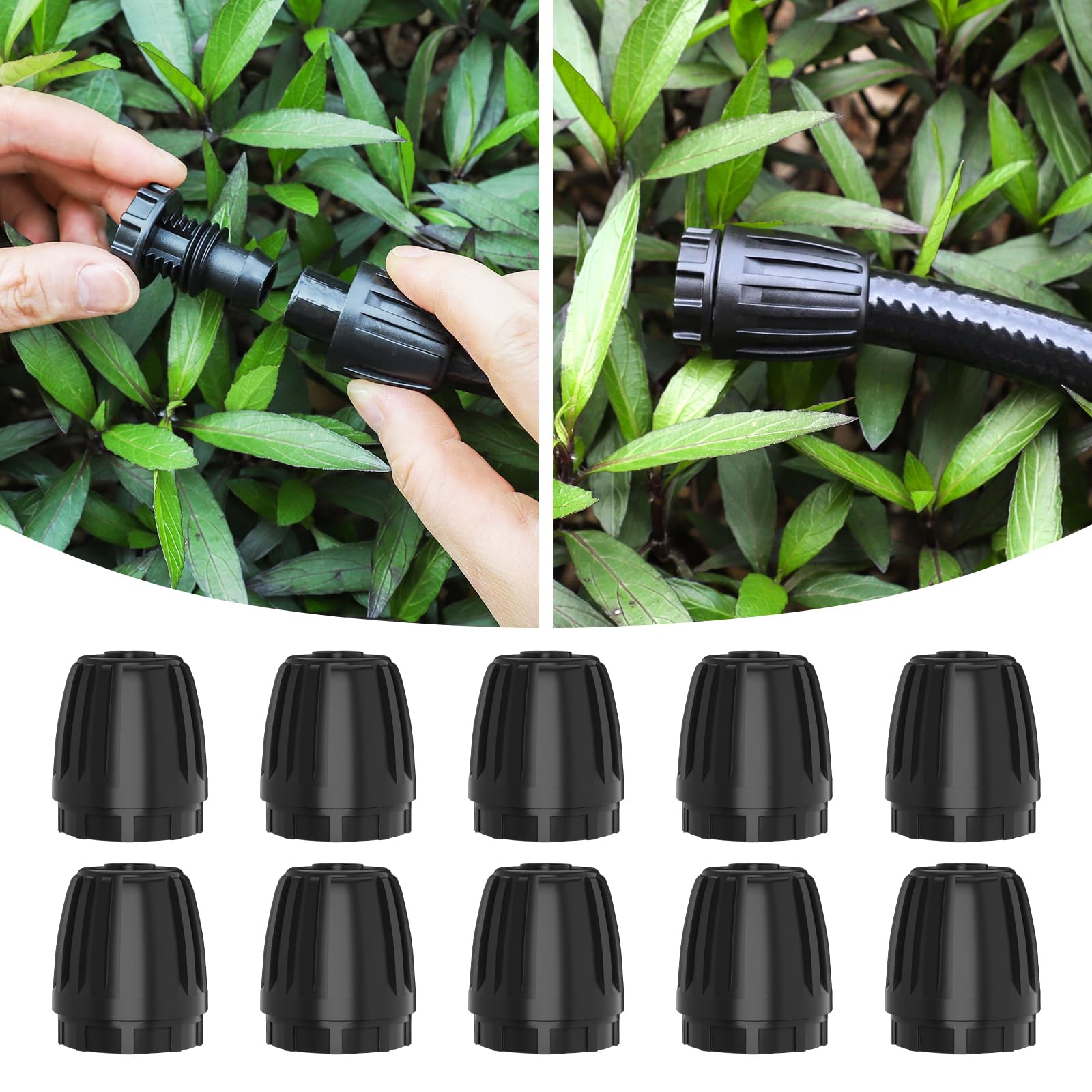 Snapklik.com : MIXC 1/2 Inch Drip Irrigation End Caps, End Plugs