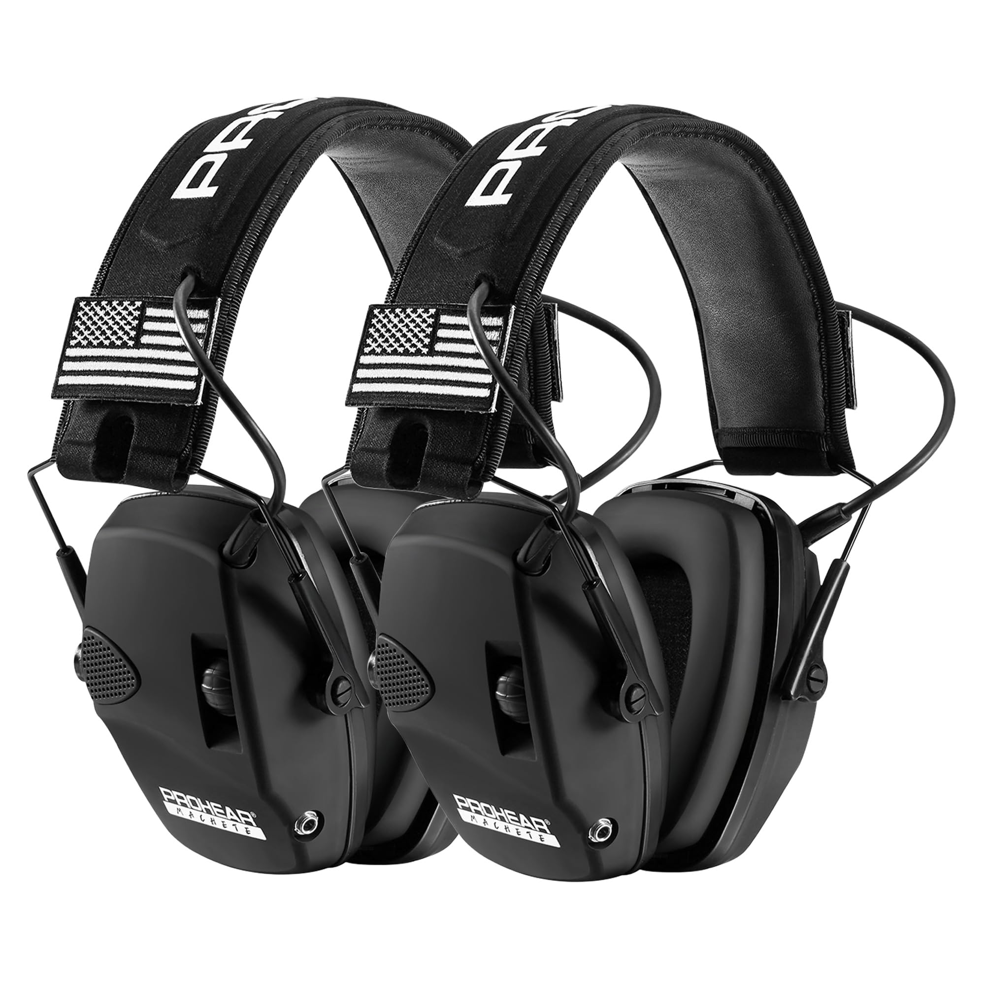 Amazon.com: PROHEAR 2 Pack Electronic Ear Protection for Shooting with ...