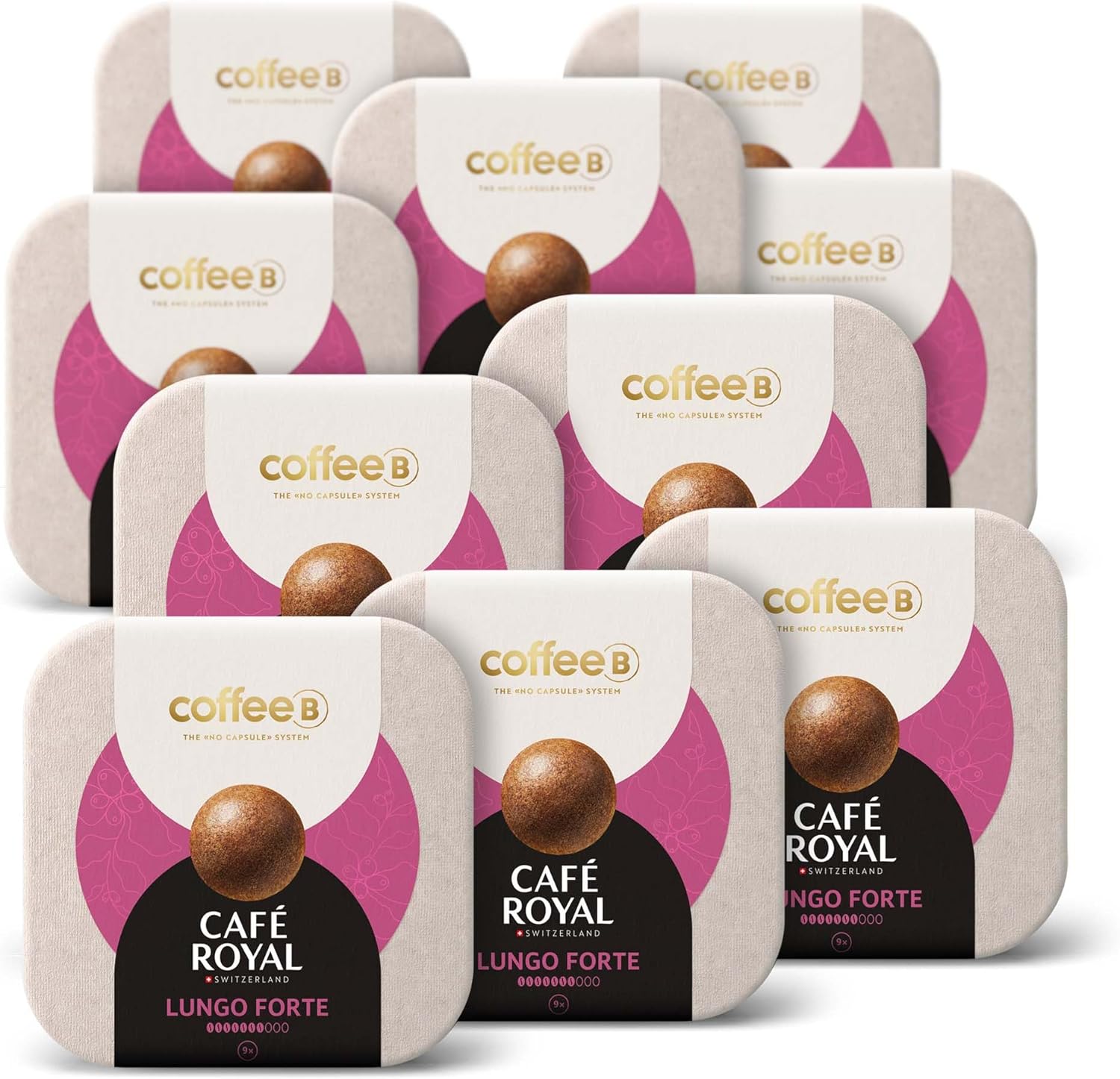 90 Coffee Balls Lungo Forte - Boules de café haut de gamme 100% ...