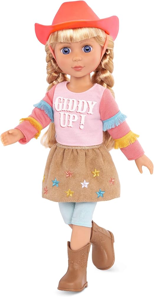 Amazon.com: Glitter Girls – 14-Inch Fashion Doll – Braided Blonde Hair ...