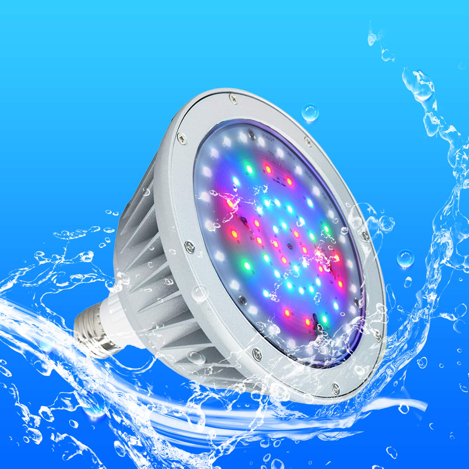 Snapklik.com : Led Pool Light,12V 40W,RGB White Color Changing, IP65 ...