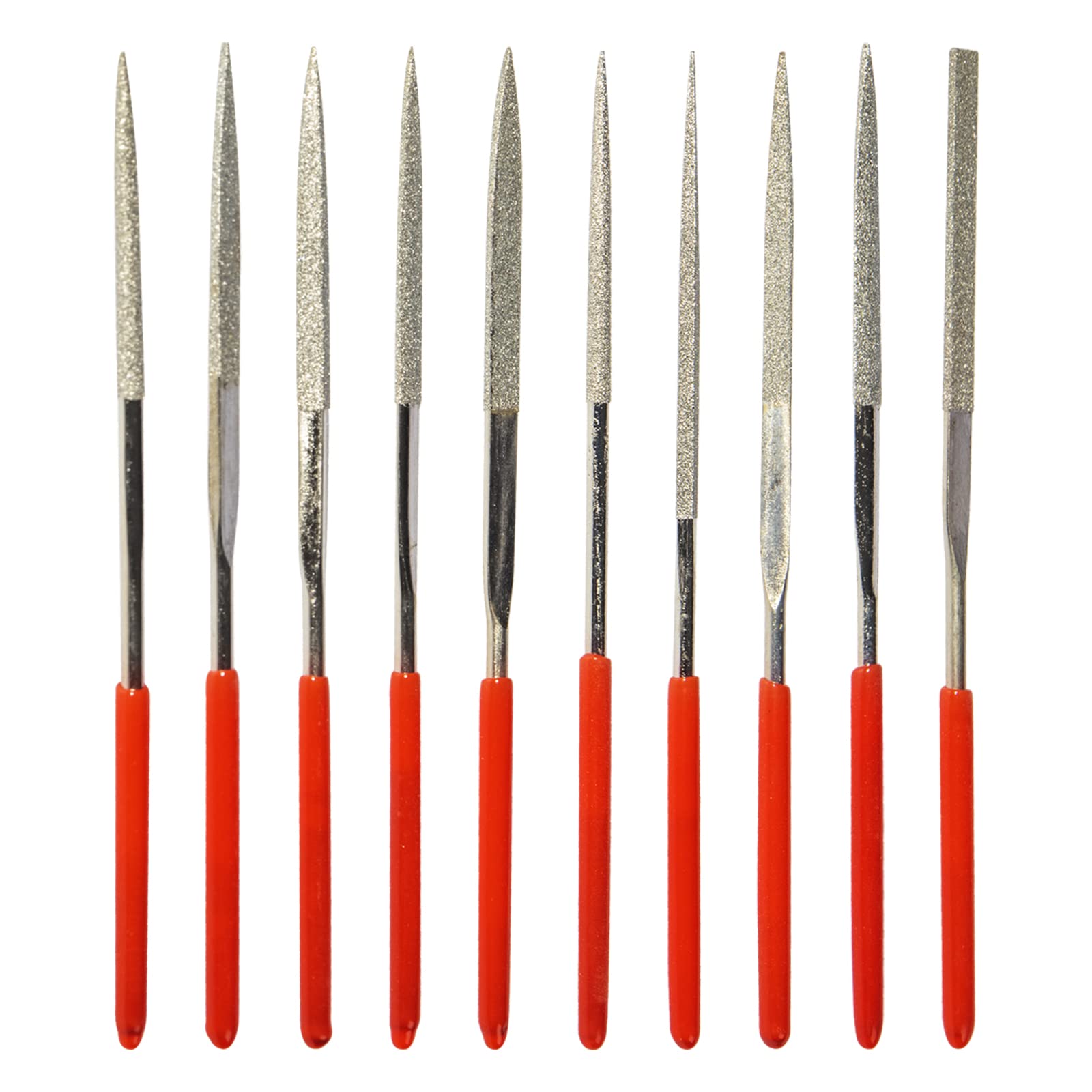 Amazon.com: Cheerock 10Pcs Bass Guitar File Set Fret Nut Files with ...