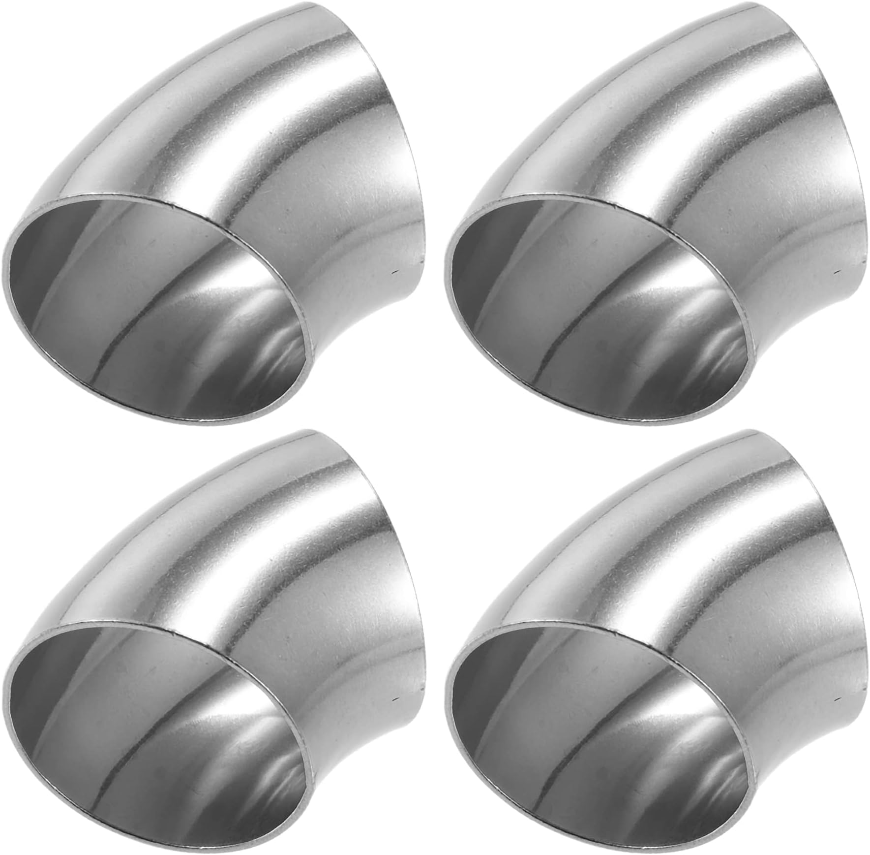 Amazon.com: X AUTOHAUX 4 Pcs OD 2 Inch 45 Degree SS304 Stainless Steel ...