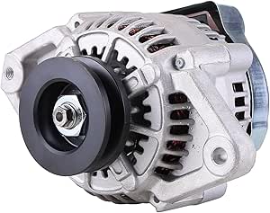 Amazon.com: Vorally GM Style 1-Wire Mini Race alternator 90 Amp ...