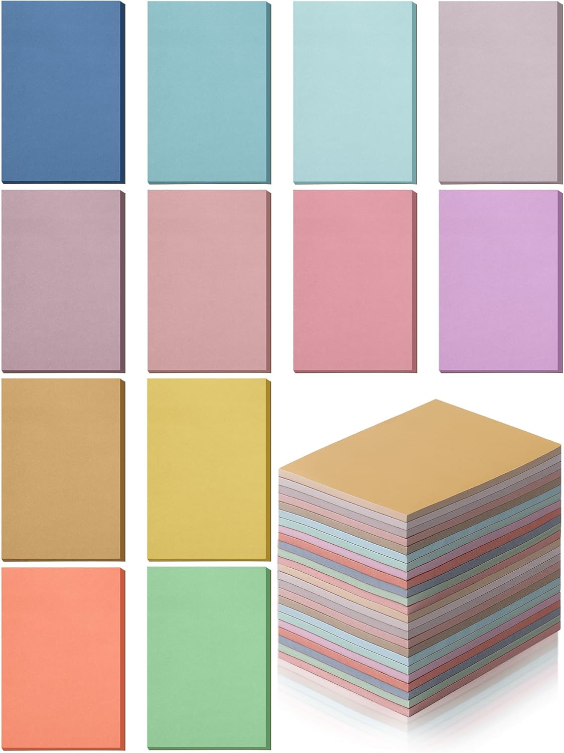 Amazon.com : Harloon 48 Pack 4" x 6" Scratch Pads for Writing Blank ...