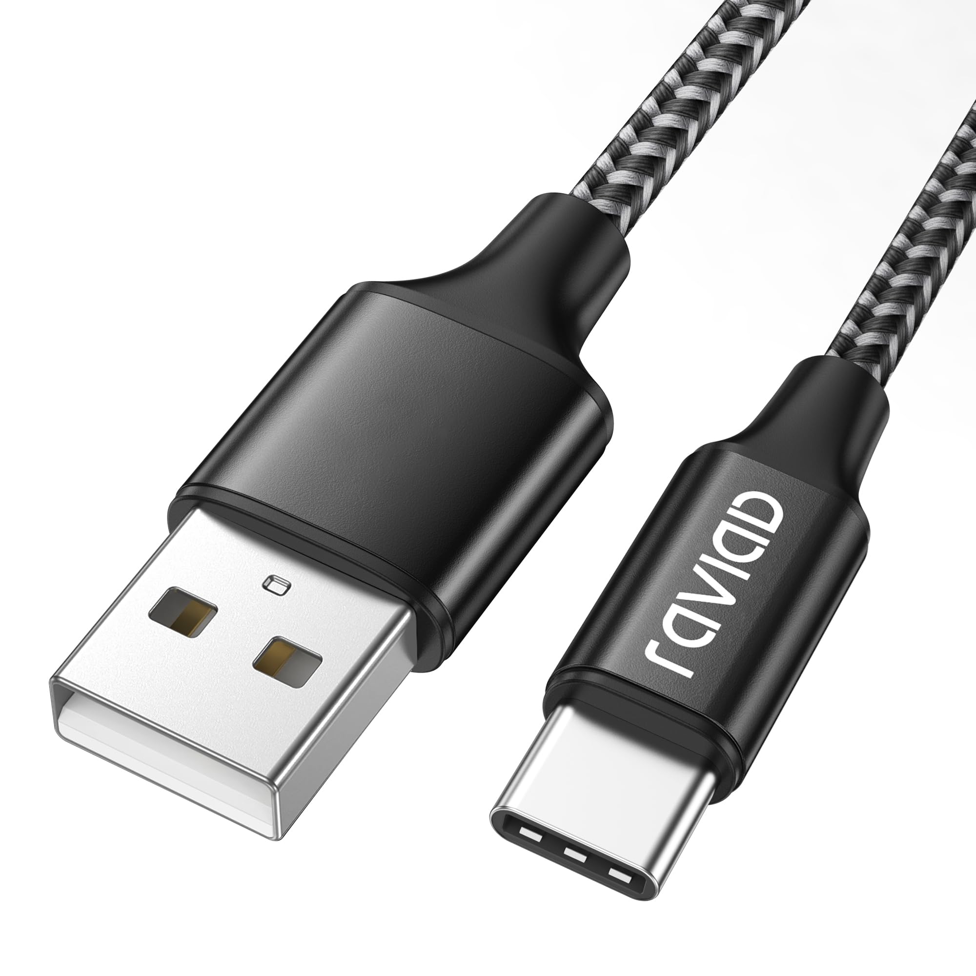 RAVIAD Cavo USB C 1M, Cavo USB Type-C Nylon Ricarica Rapida Cavo USB ...