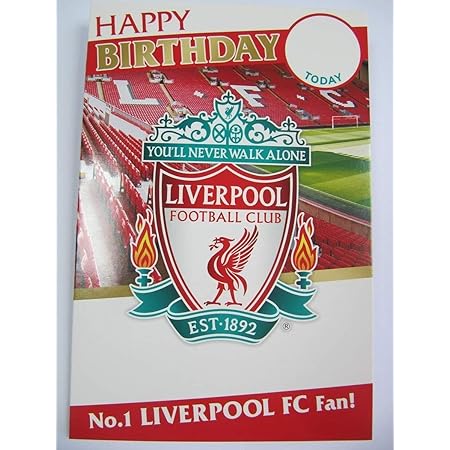 Liverpool F.C. Birthday Card, Happy Birthday Card Liverpool FC ...