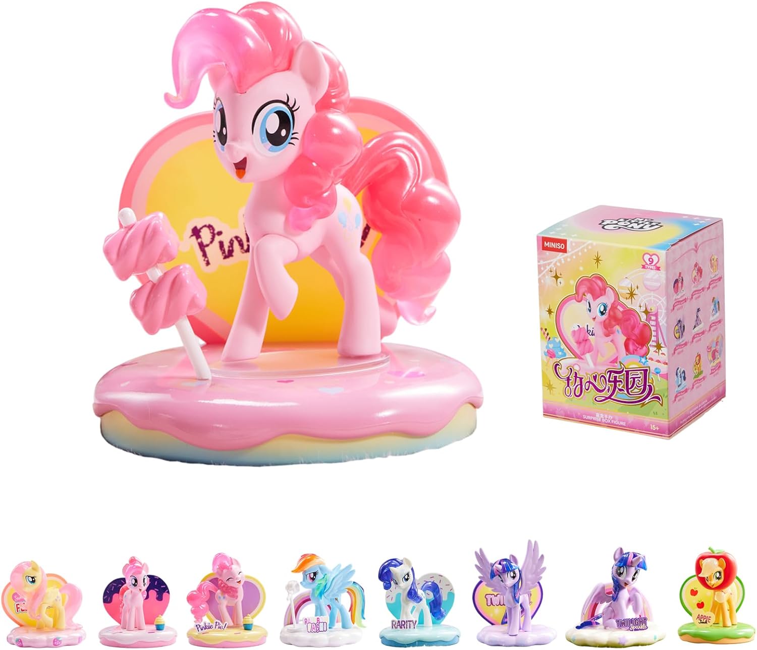 Amazon.com: MINISO My Little Pony Sweetheart Paradise Series Blind Box ...