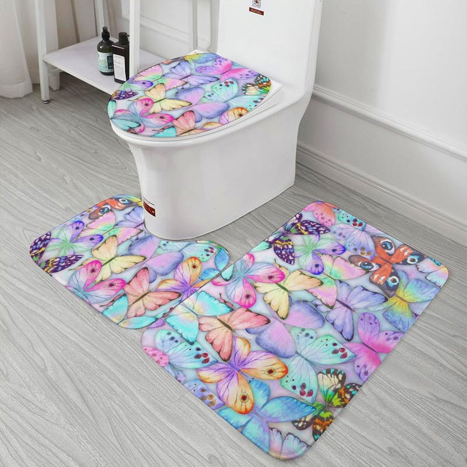 3 Summer Colorful Butterflies Toilet Seat Set sold by Jose Arias - Jota ...