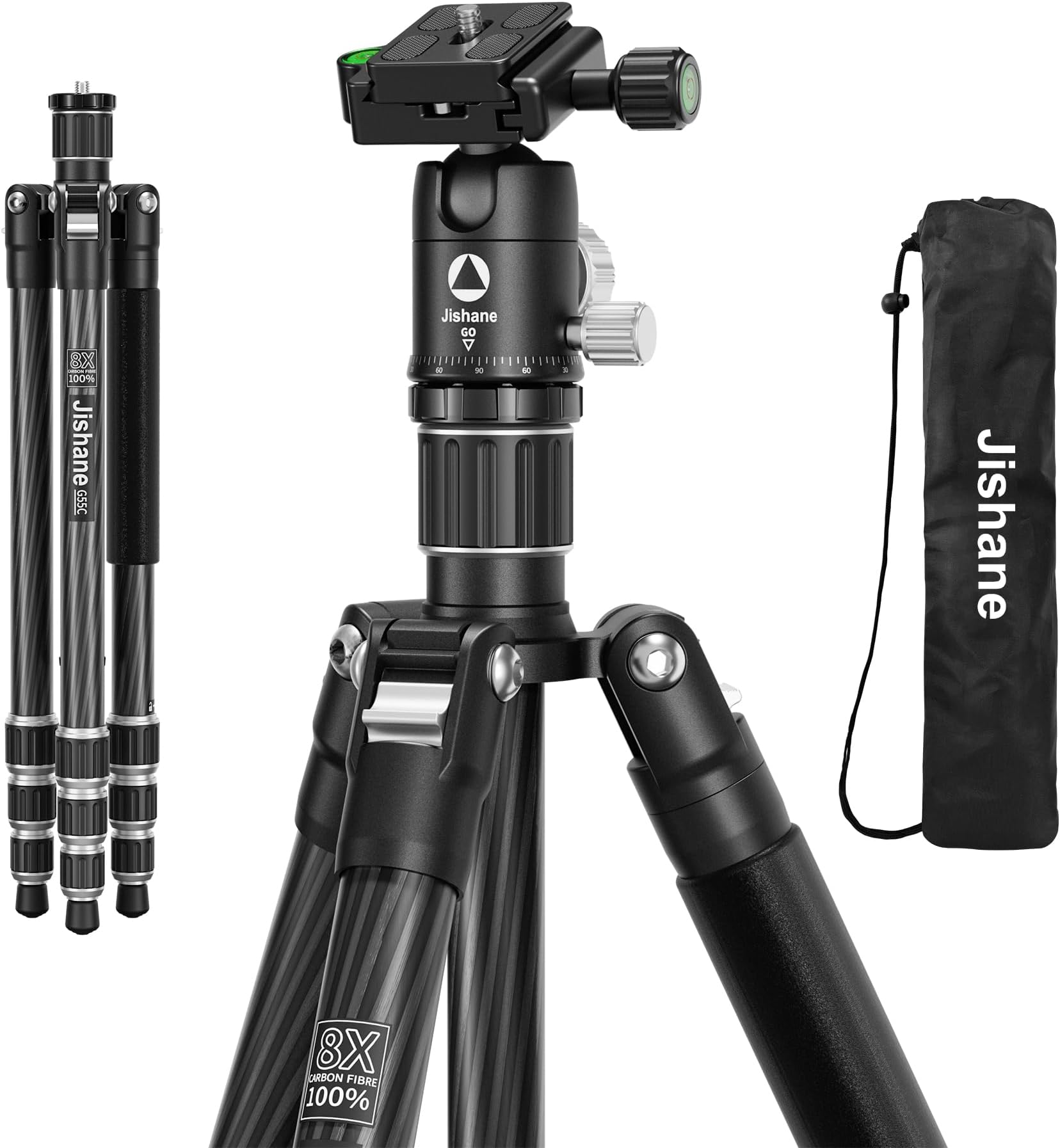 Amazon.com : Neewer Alluminum Alloy 62"/158cm Camera Tripod with 360 ...