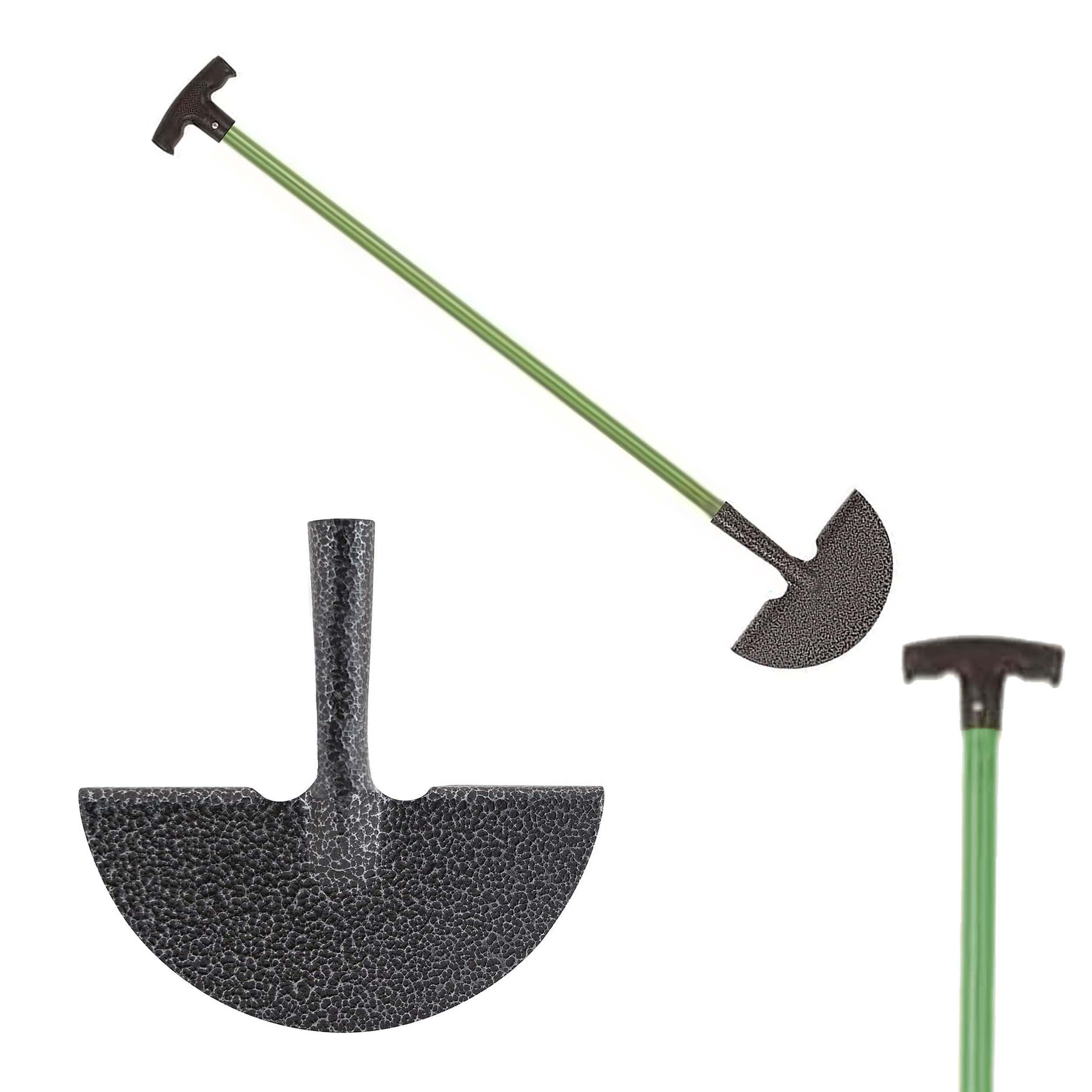 AAMEN Heavy Duty Lawn Edging Tool, Half Moon Edging Hand Tools, Carbon ...