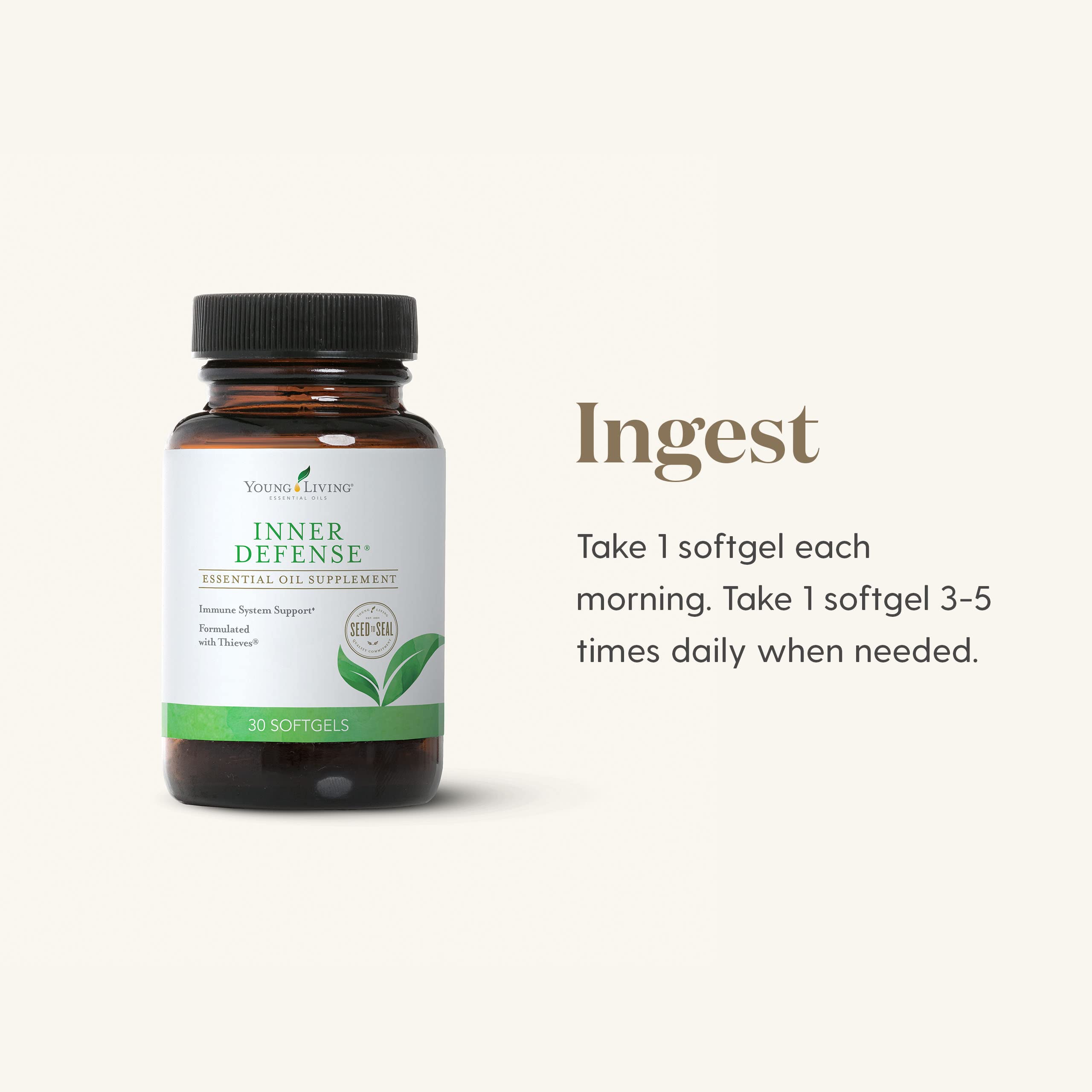 Buy Young Living Inner Defense Essential Oil Supplement - Immune System ...