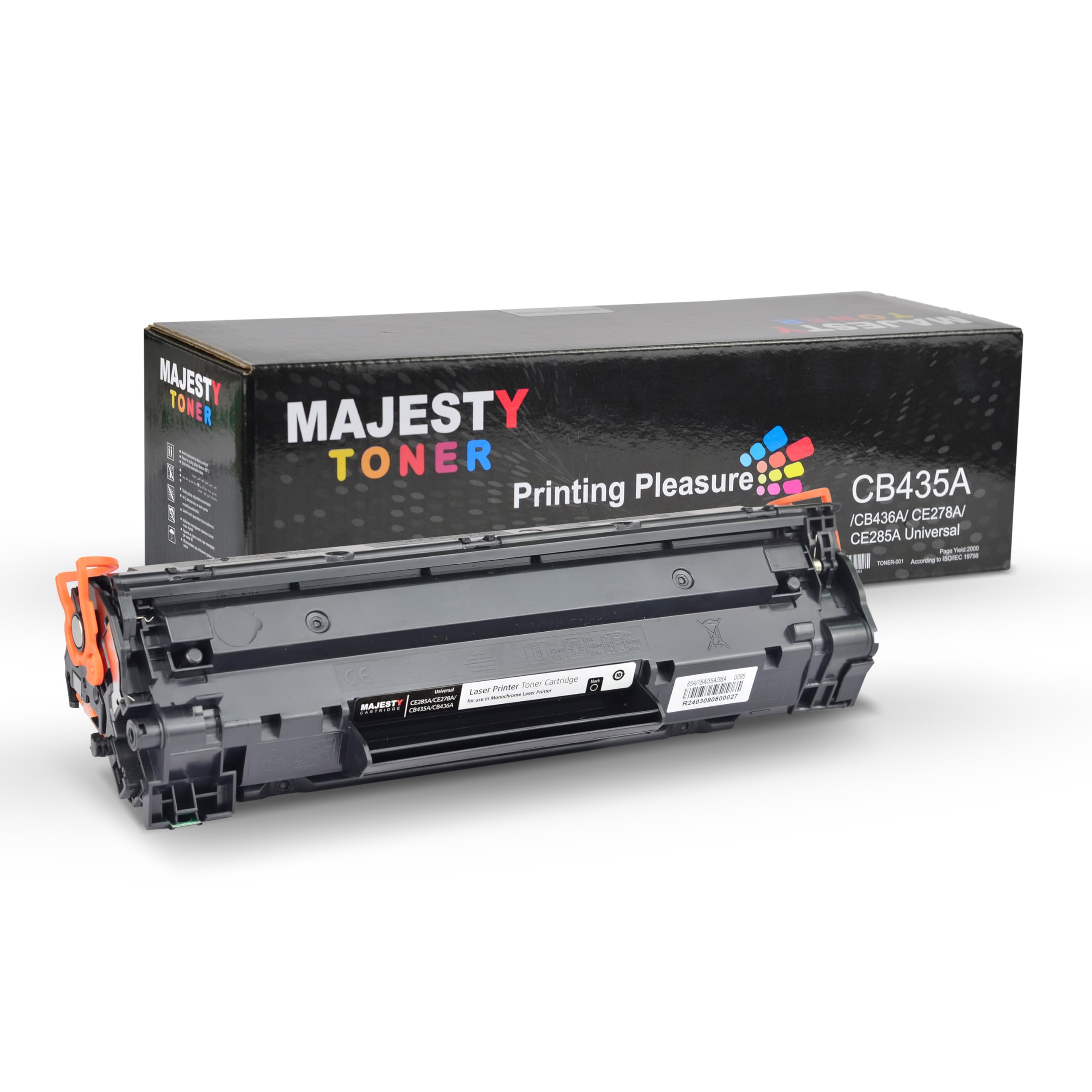 Majesty 85A CE285A Toner Cartridge Compatible with HP Laserjet P1006 ...