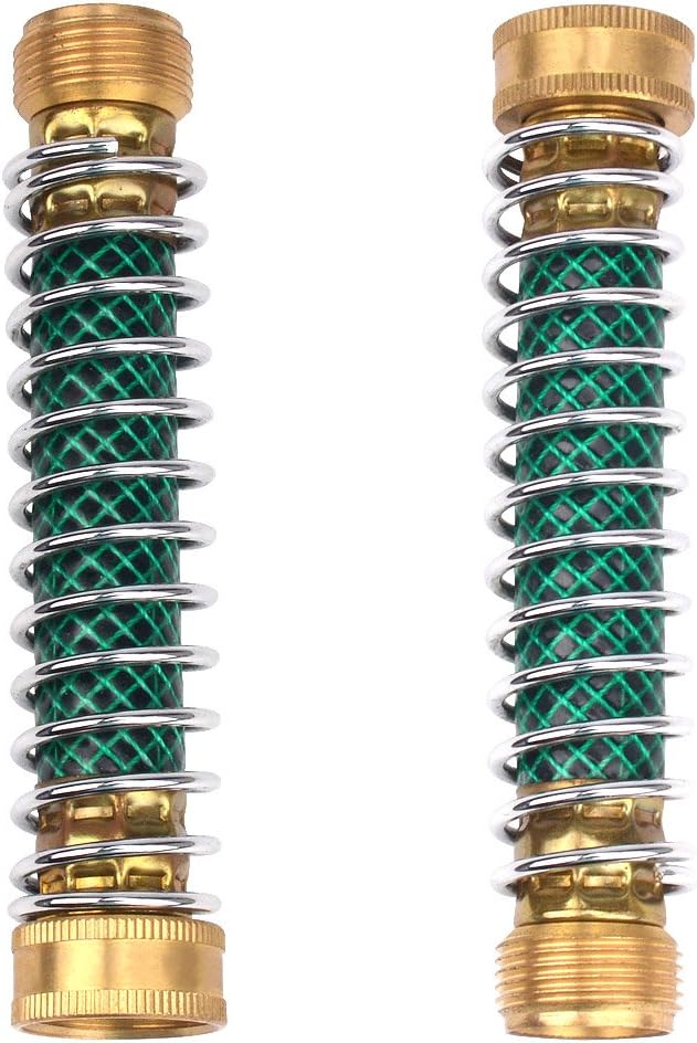 Amazon.com : 2Pcs Garden Hose Coil Spring Protector Hoses Coupling ...