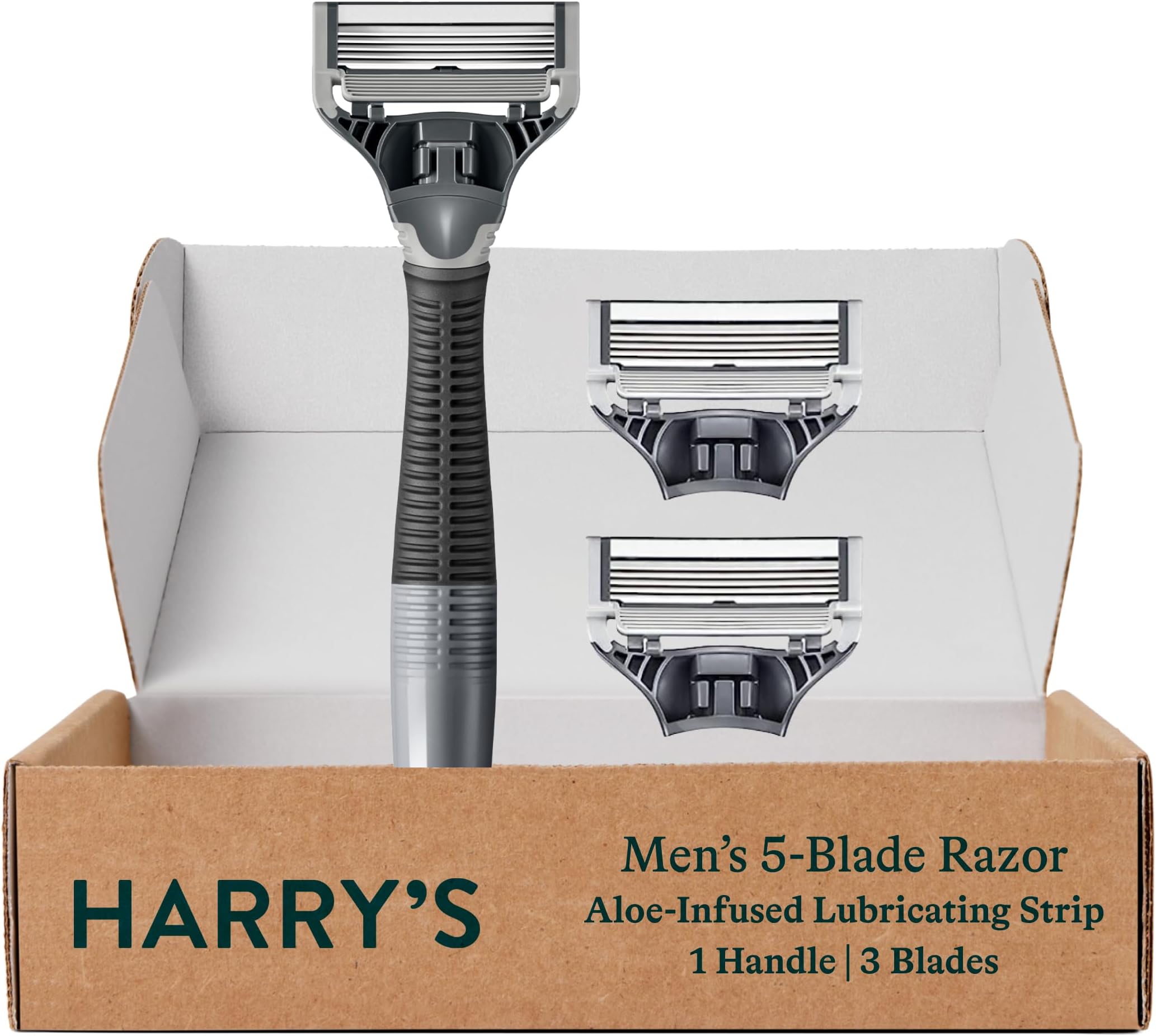Amazon.com: Mach3 Razor for Men, 1 Razor Handle + 2 Blade Refills ...