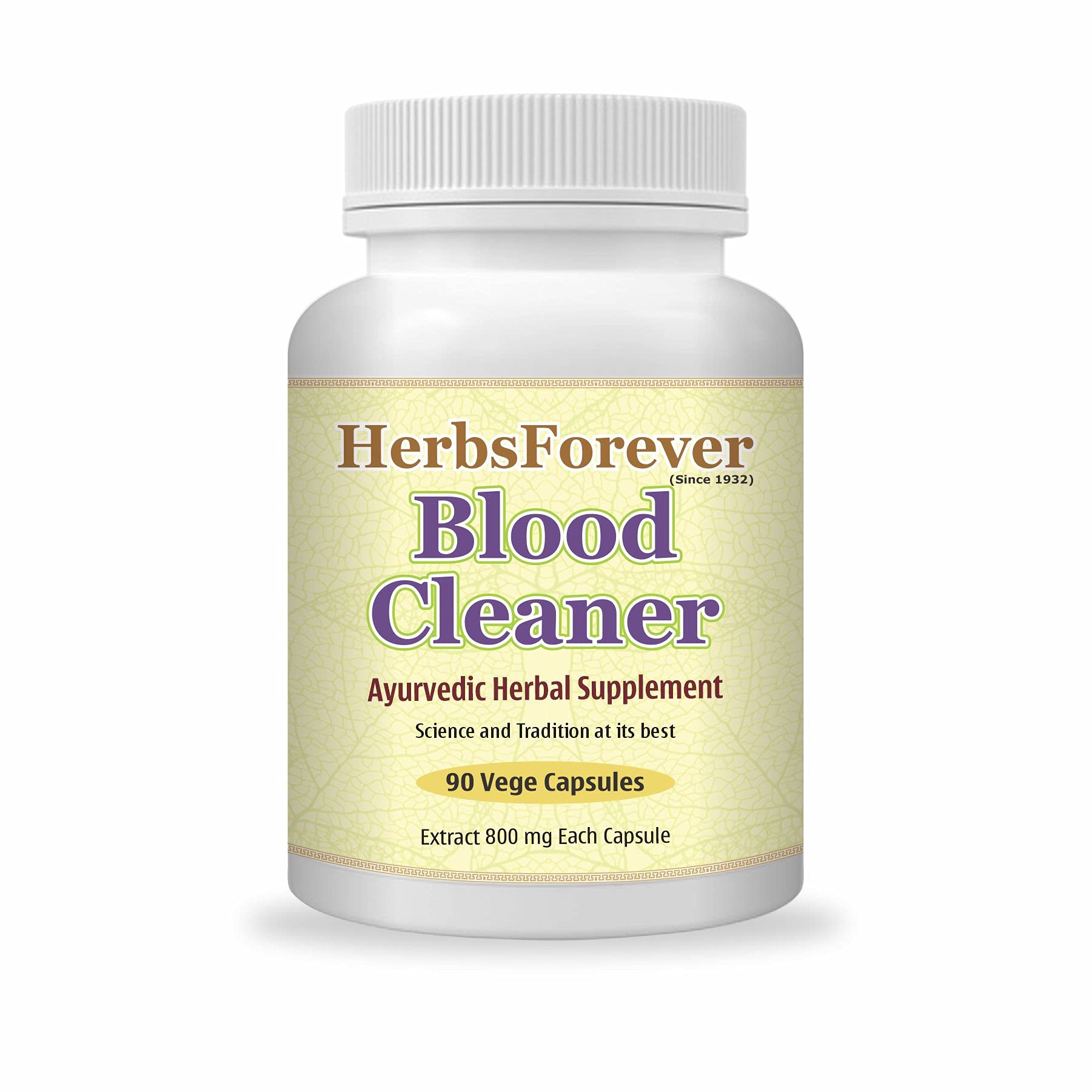 Buy HerbsForever Blood Cleaner Ayurvedic Herbs Formulation 90 vege ...