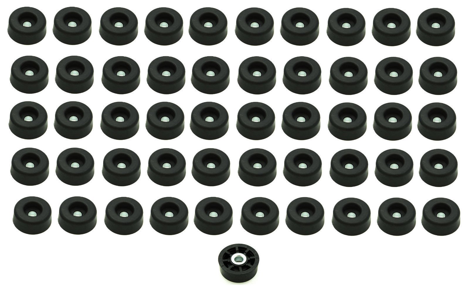 200 Small Round Rubber Feet - .250 H X .671 D - Made in USA - Cutting ...