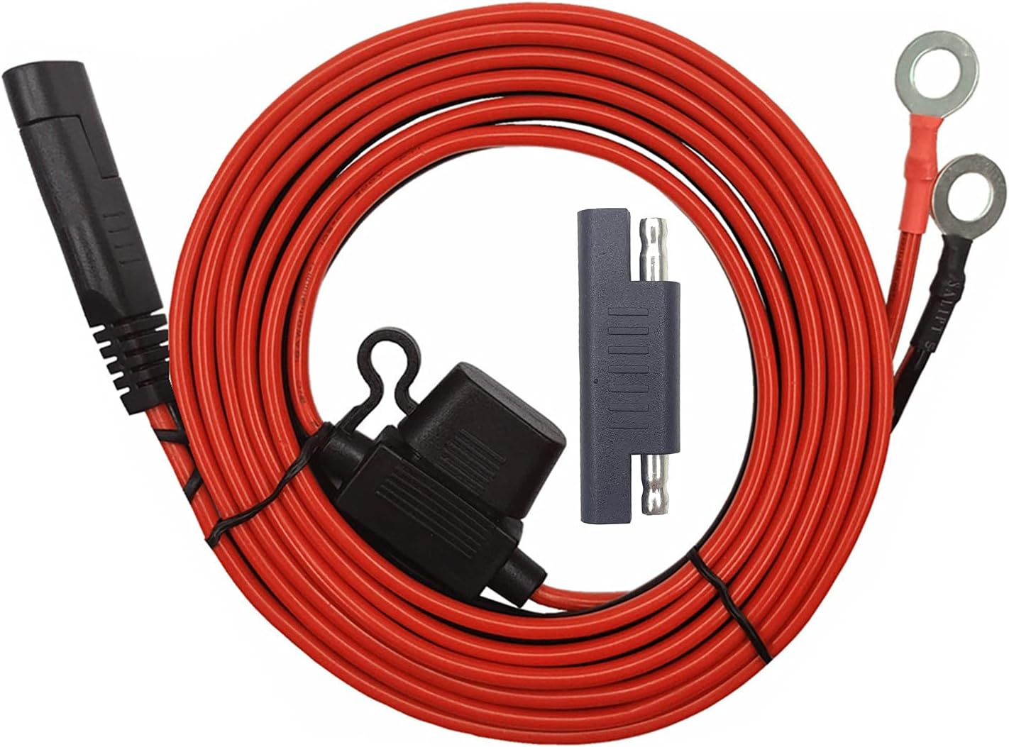 SAE Connector Ring Terminal Harness - 7FT SAE Plug To Ring Terminal ...