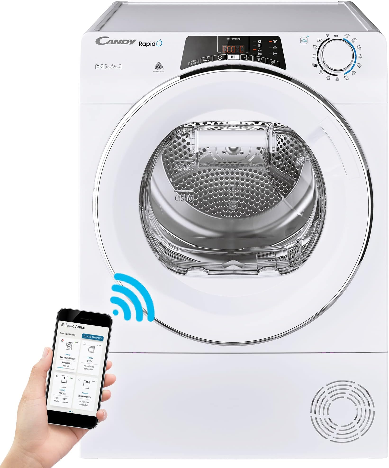 Candy Smart Pro Csoe H8A2De-S Asciugatrice A Pompa Di Calore, 8 Kg ...