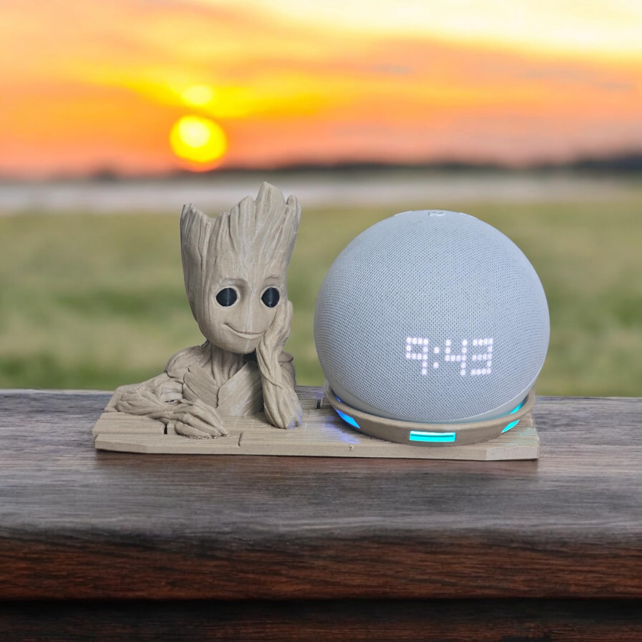 Suporte Alexa Echo Dot 4 e Echo Dot 5 Groot Guardiões da Galáxia Marvel ...