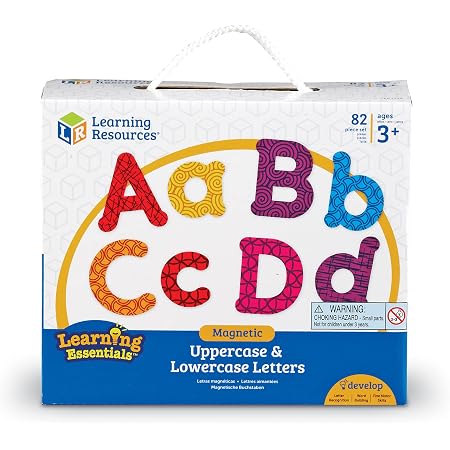 Amazon.com: Learning Resources Magnetic Letter and Number Construction ...