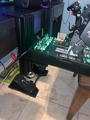 Buy Meza Mount-Set of 2 Heavy Duty Hotas Desk Mounts Compatible with ...