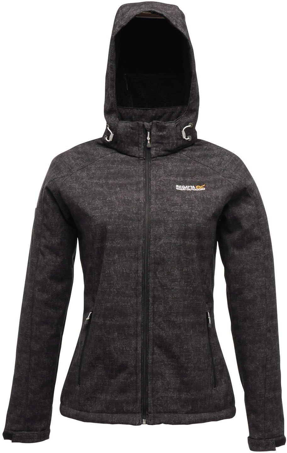 Regatta Women's Tallis Adventure Tech Walking Softshell Black US Size 4 ...