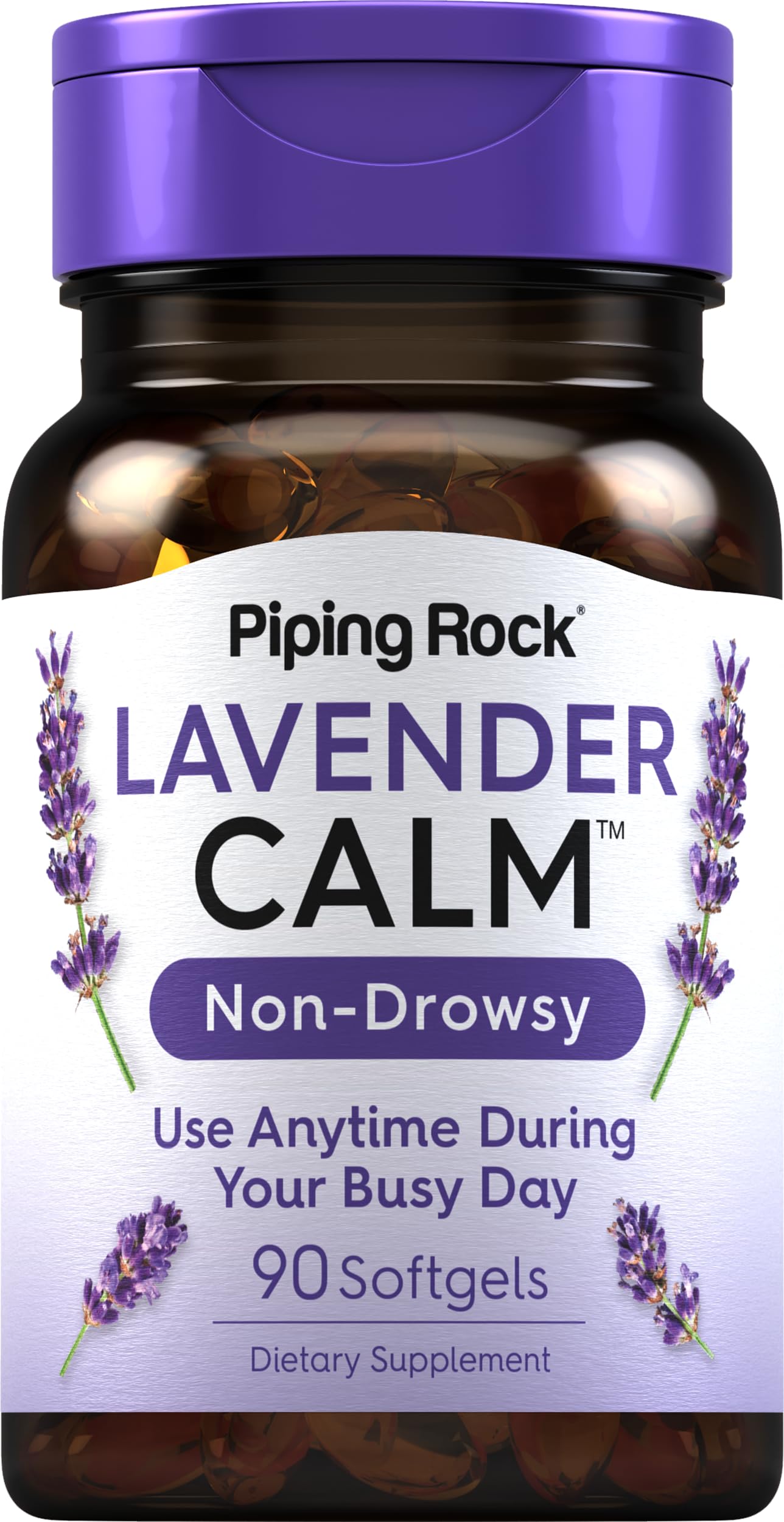 Amazon.com: Piping Rock Lavender Calm Pills | 90 Softgels | Non-drowsy ...
