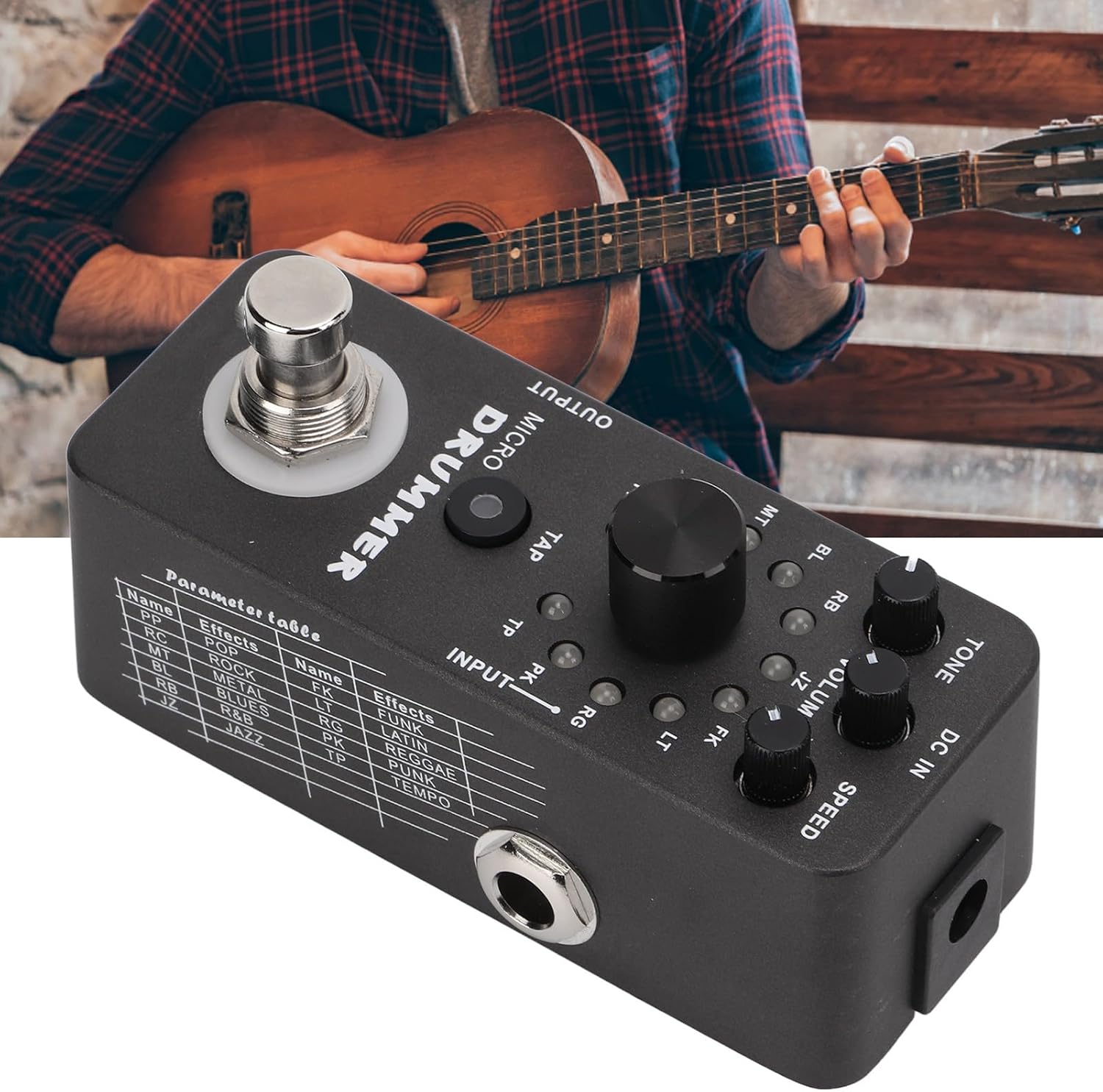 Amazon.com: Guitar Looper Pedal, 121 Drum Loops Electric Guitar ...