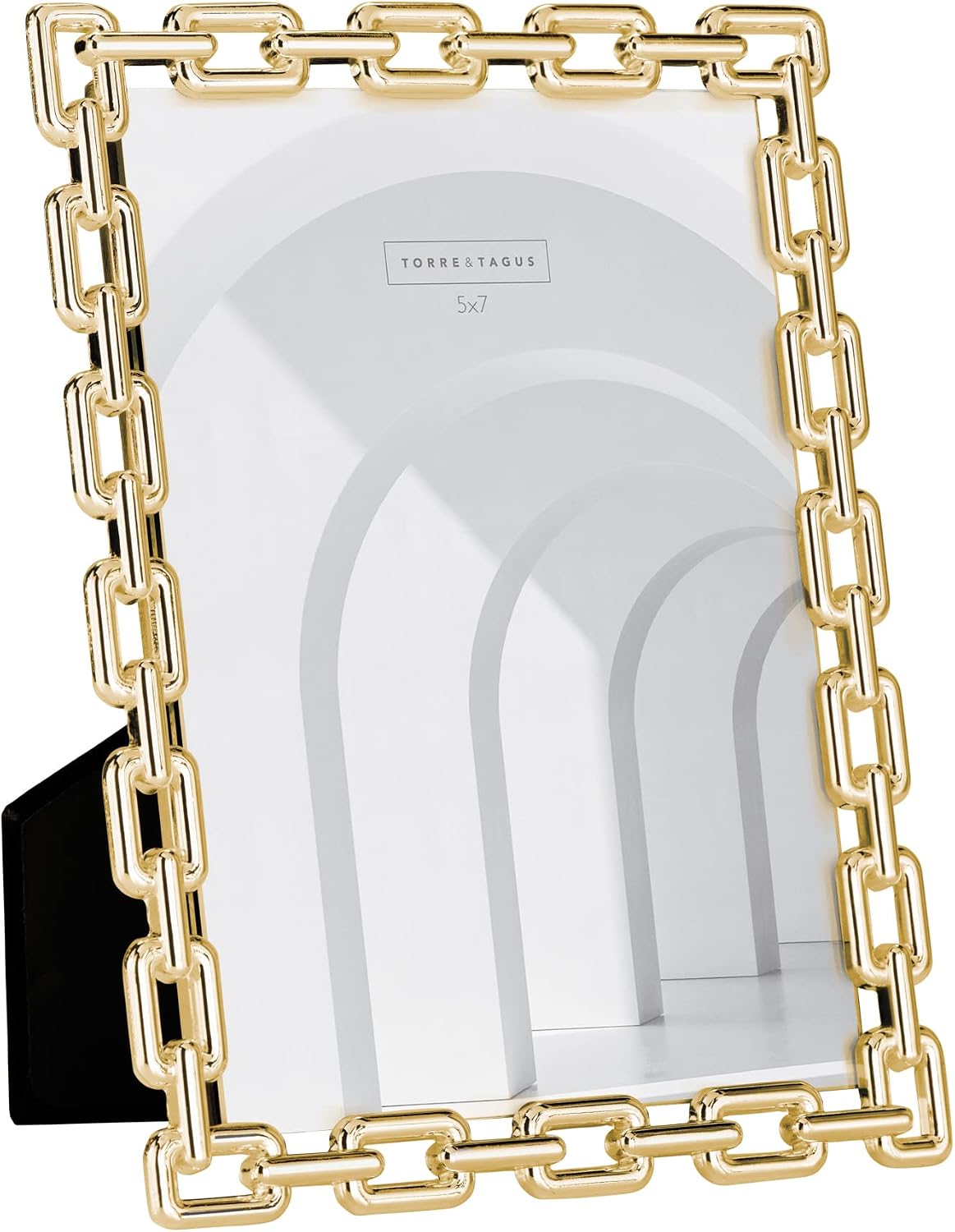 Amazon.com - Torre & Tagus Chain Link Metal 5x7 Picture Frame - Modern ...