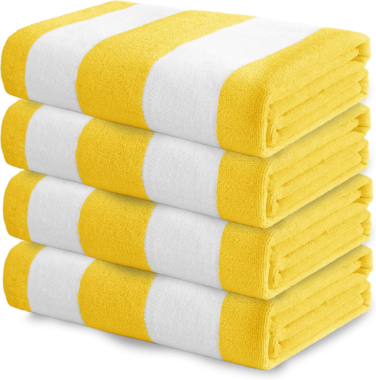 Amazon.com: Exclusivo Mezcla 4 Pack Beach Towels, Large Microfiber ...