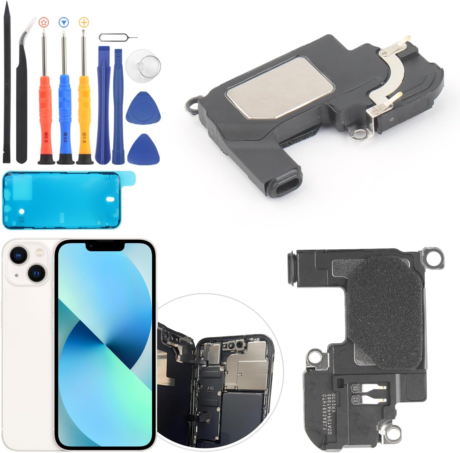Amazon.com: Earpiece Speaker for iPhone 13 Ear Speaker Replacement for ...