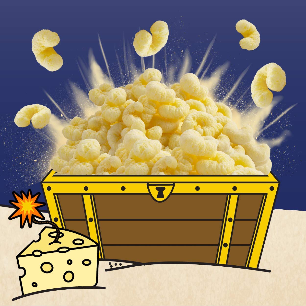 Snapklik.com : Pirates Booty Cheddar Blast Cheese Puffs, Gluten Free ...