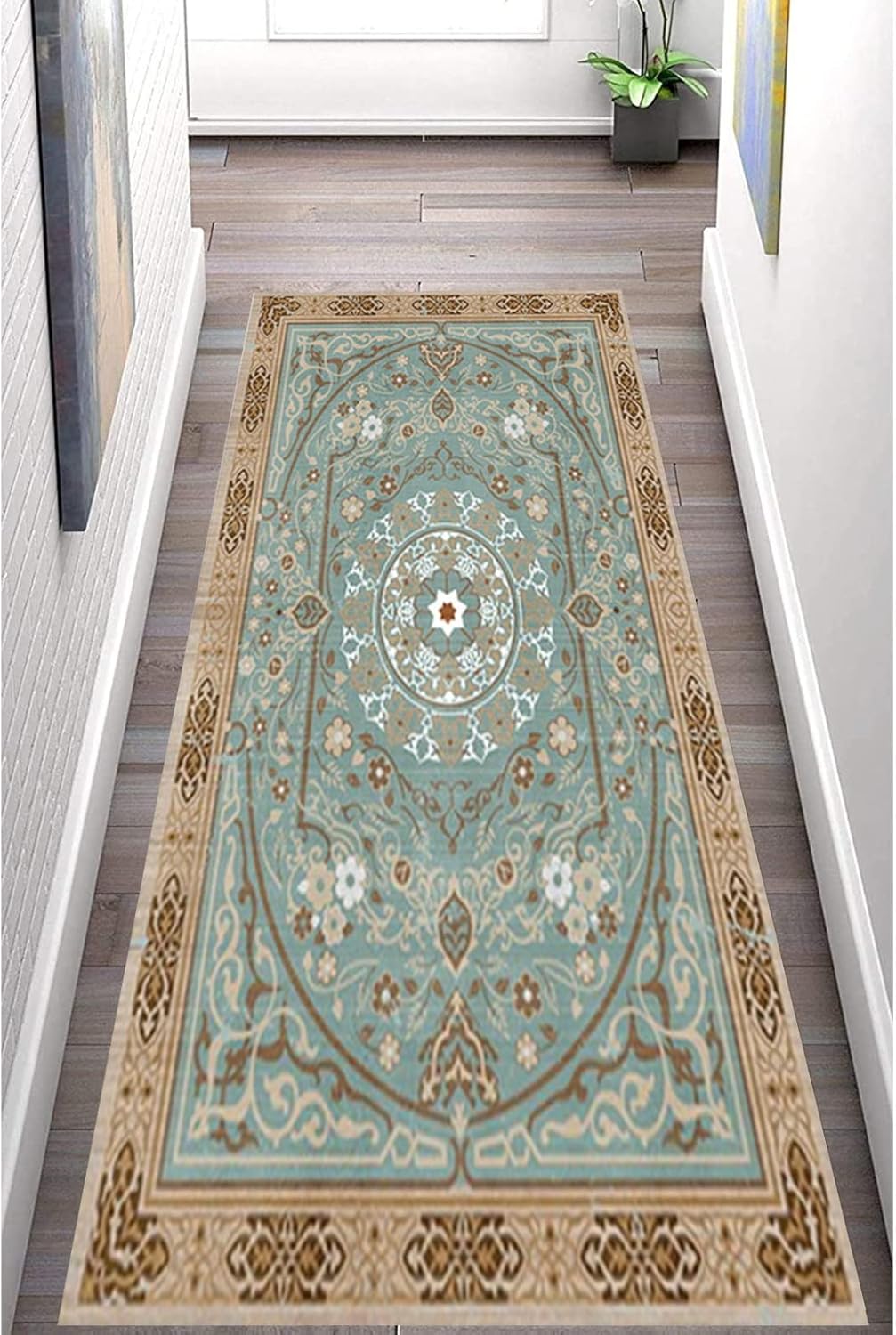 Amazon.com: Narrow Runner Rugs Hallway Hall Long Carpet 1m 1.5m 2m 2.5m ...