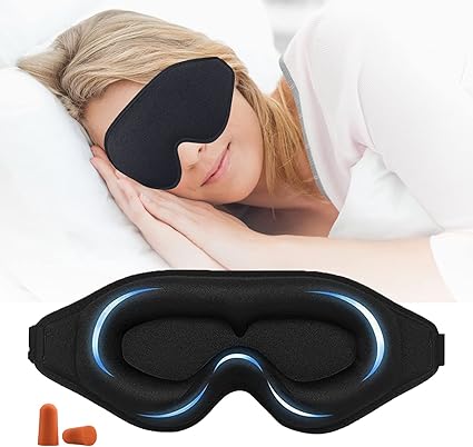 Cache Yeux pour Dormir SZHTFX Masque Nuit Sommeil 3D Conception Empêche ...